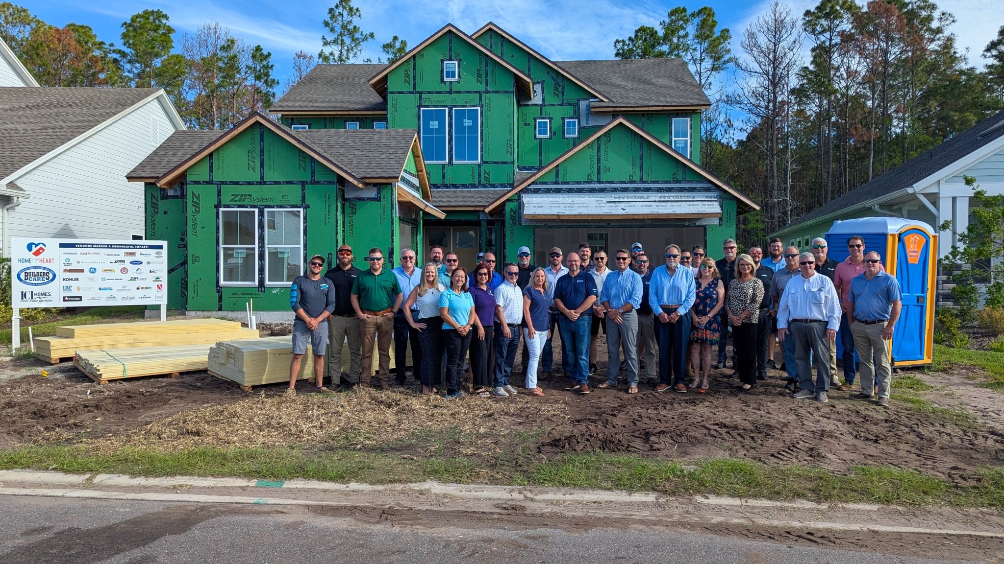 ICI Homes And Builder Care Reach Mid-Construction Milestone In ...